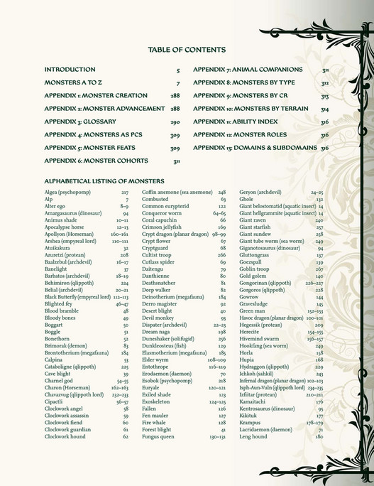 My publications - Pathfinder--Bestiary-6 - Page 6-7 - Created with ...