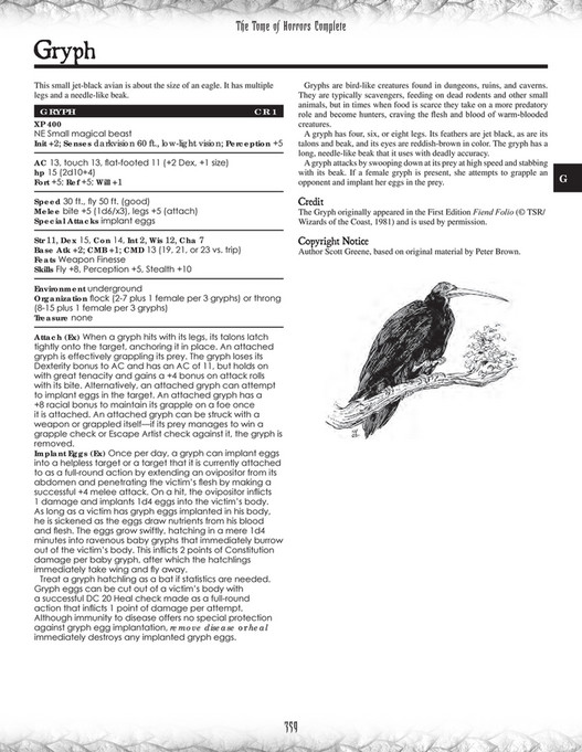 My publications - The Tome of Horrors (Complete) - Page 358-359 ...