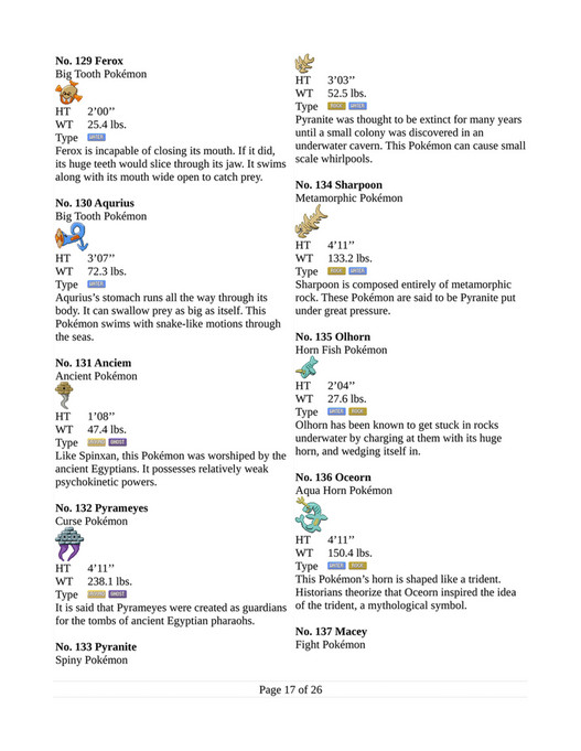 Fakemon - Pokémon Topaz (202) - Page 16-17 - Created with Publitas.com