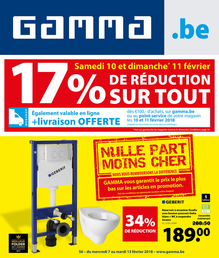 Folder Gamma - Promo de la semaine
