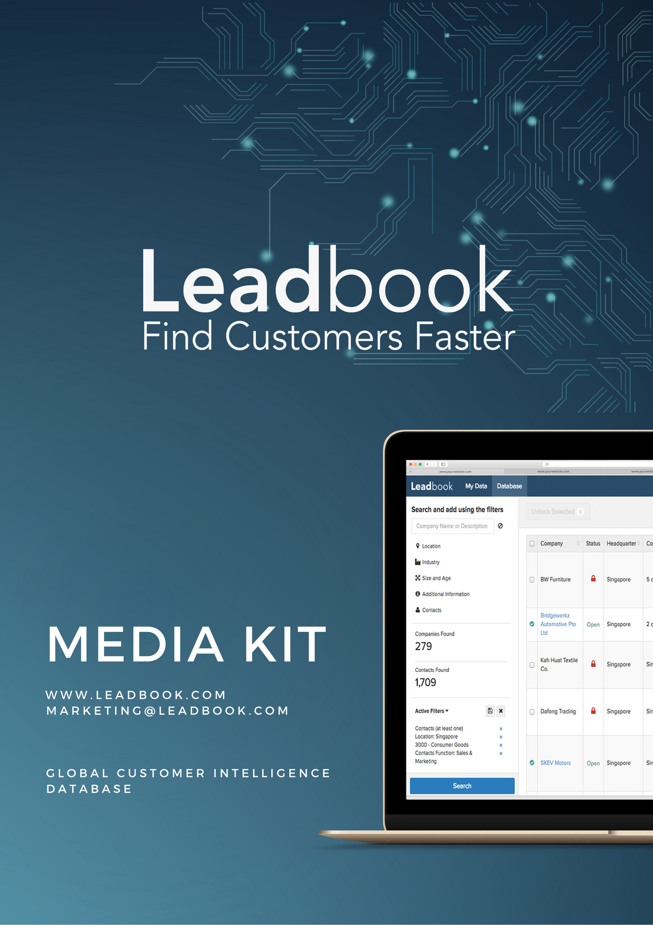 Leadbook Media Kit Overview 2017 - Page 1 - Created with Publitas.com