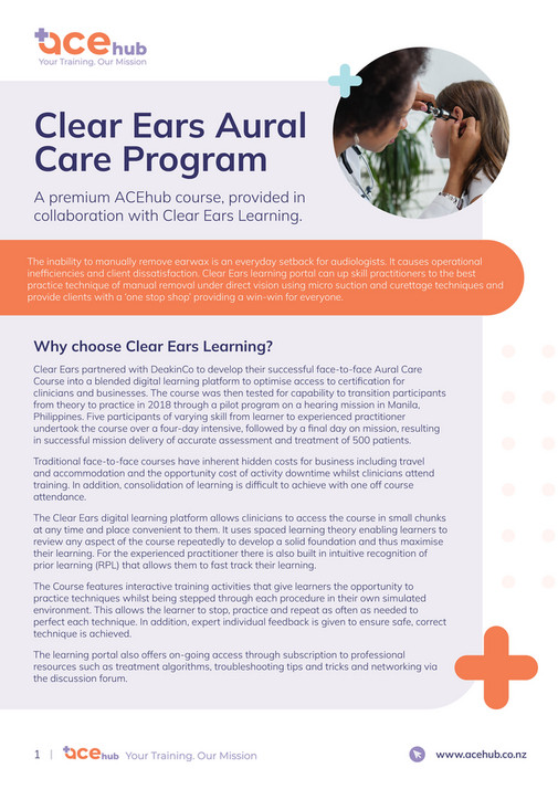 Amtech - ACEhub - Ear Suctioning Course - Page 1 - Created with ...