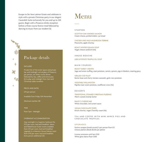 De Vere - De Vere Latimer Estate Christmas AW - Page 4-5