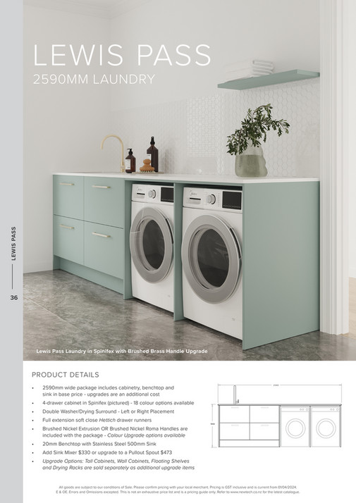 Laundry Collection by Newtech Bathroomware - Page 36-37