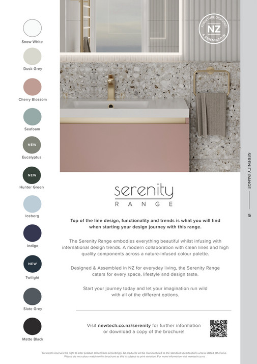 Serenity Range_Newtech Bathroomware - Page 4-5