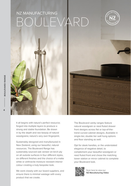 Newtech Bathroomware - Boulevard Brochure 2024 - Page 6-7