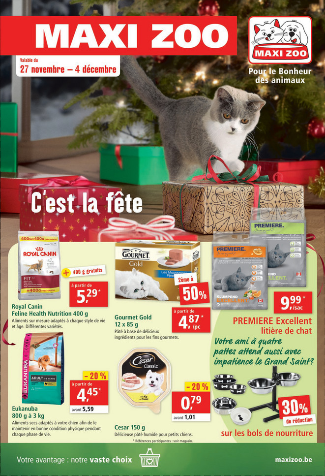 Folder Maxi Zoo - Promotions de la semaine 48
