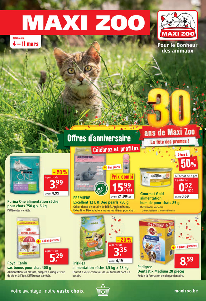 Folder Maxi Zoo - Promotions de la semaine 10