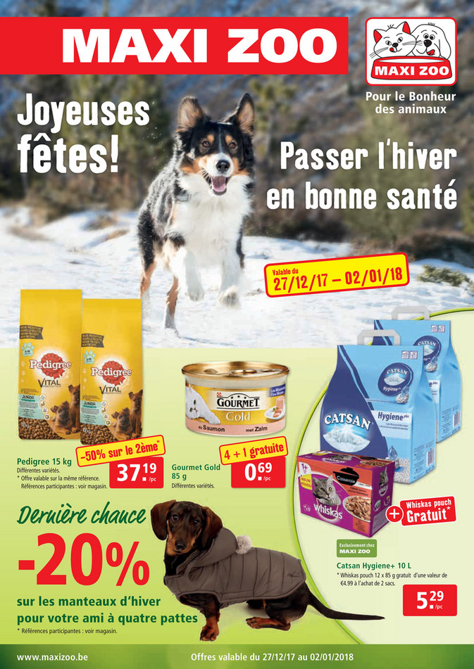 Folder Maxi Zoo - Soldes janvier semaine 1 2018
