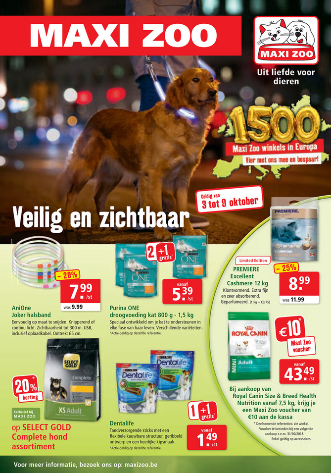 Maxi Zoo Folder - Weekpromoties 40