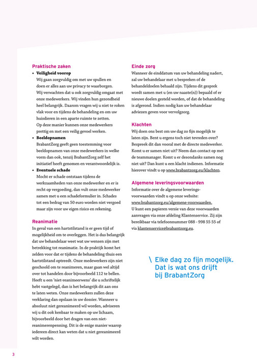 BrabantZorg - Zorgdienstfolder Behandeling en advies aan huis - Pagina ...