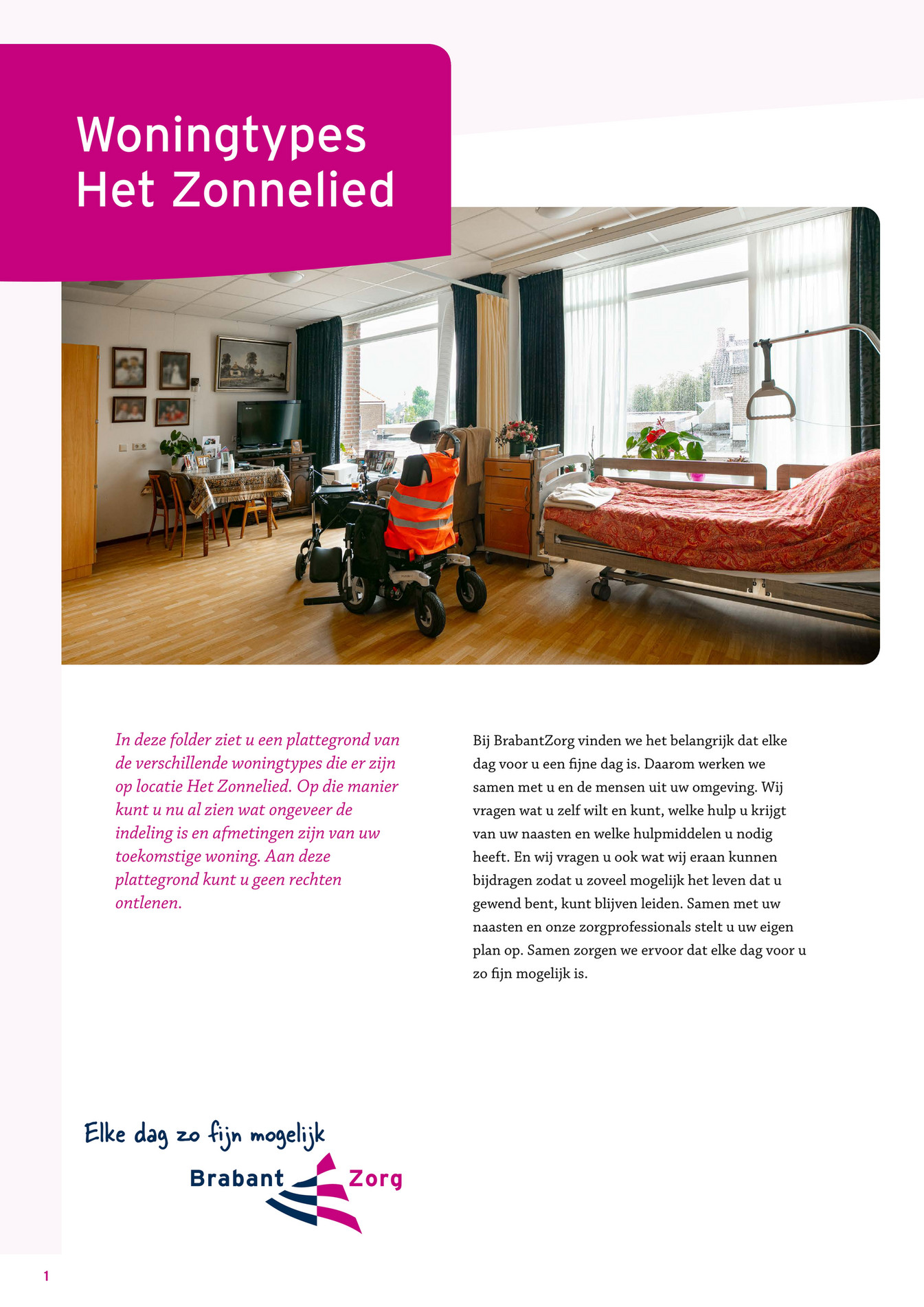 BrabantZorg - Woningtypes Zonnelied - Pagina 1 - Created with Publitas.com