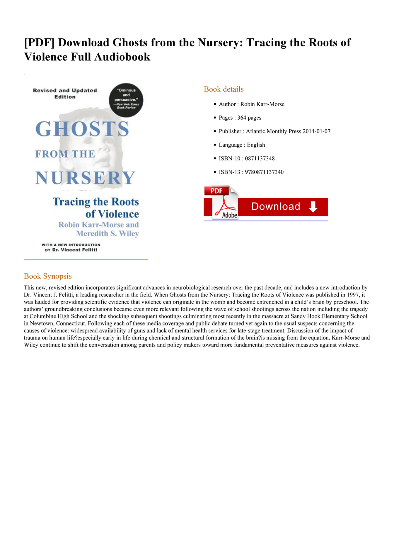 My publications - Ghosts-from-the-Nursery- - Page 1 - Created with Publitas.com