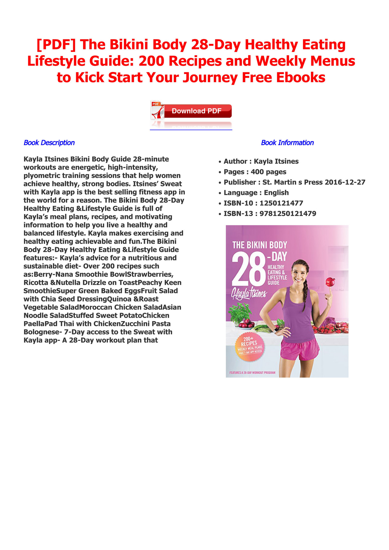 My publications - The-Bikini-Body-28Day- - Page 1 - Created with ...
