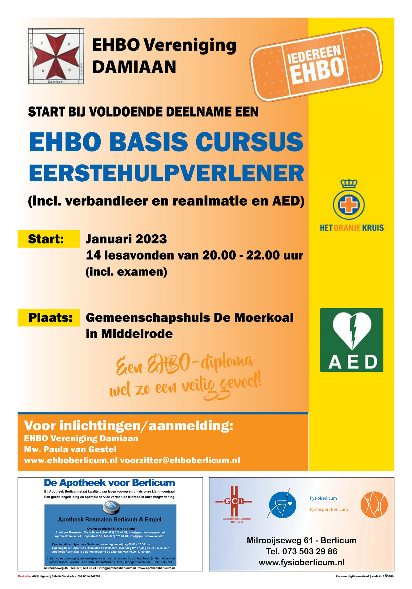 Digitaleversie - Berlicum EHBO poster 2022 2B5986 - Pagina 1 - Created with Publitas.com