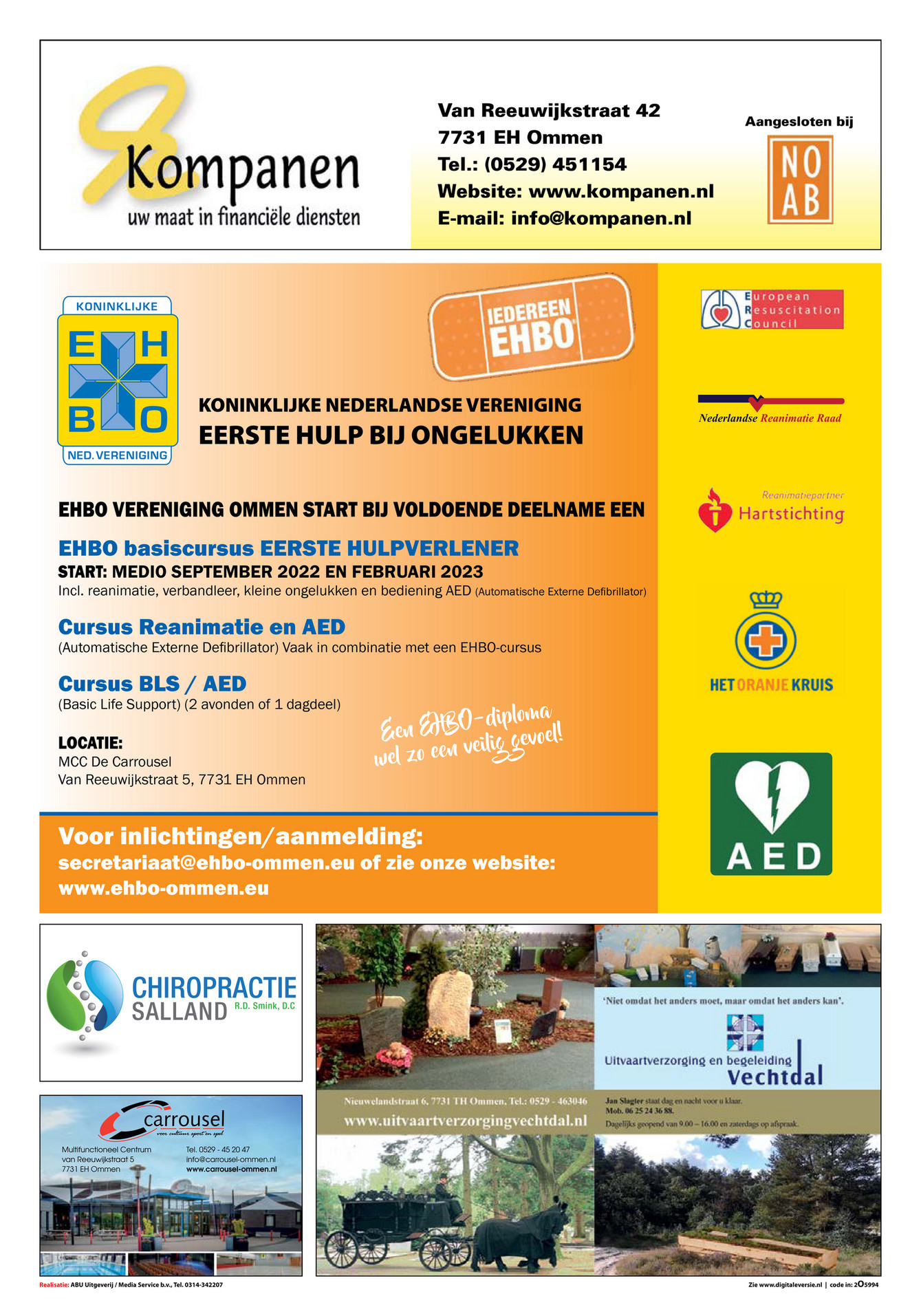 Digitaleversie - Ommen EHBO poster 2022 2O5994 - Pagina 1 - Created ...