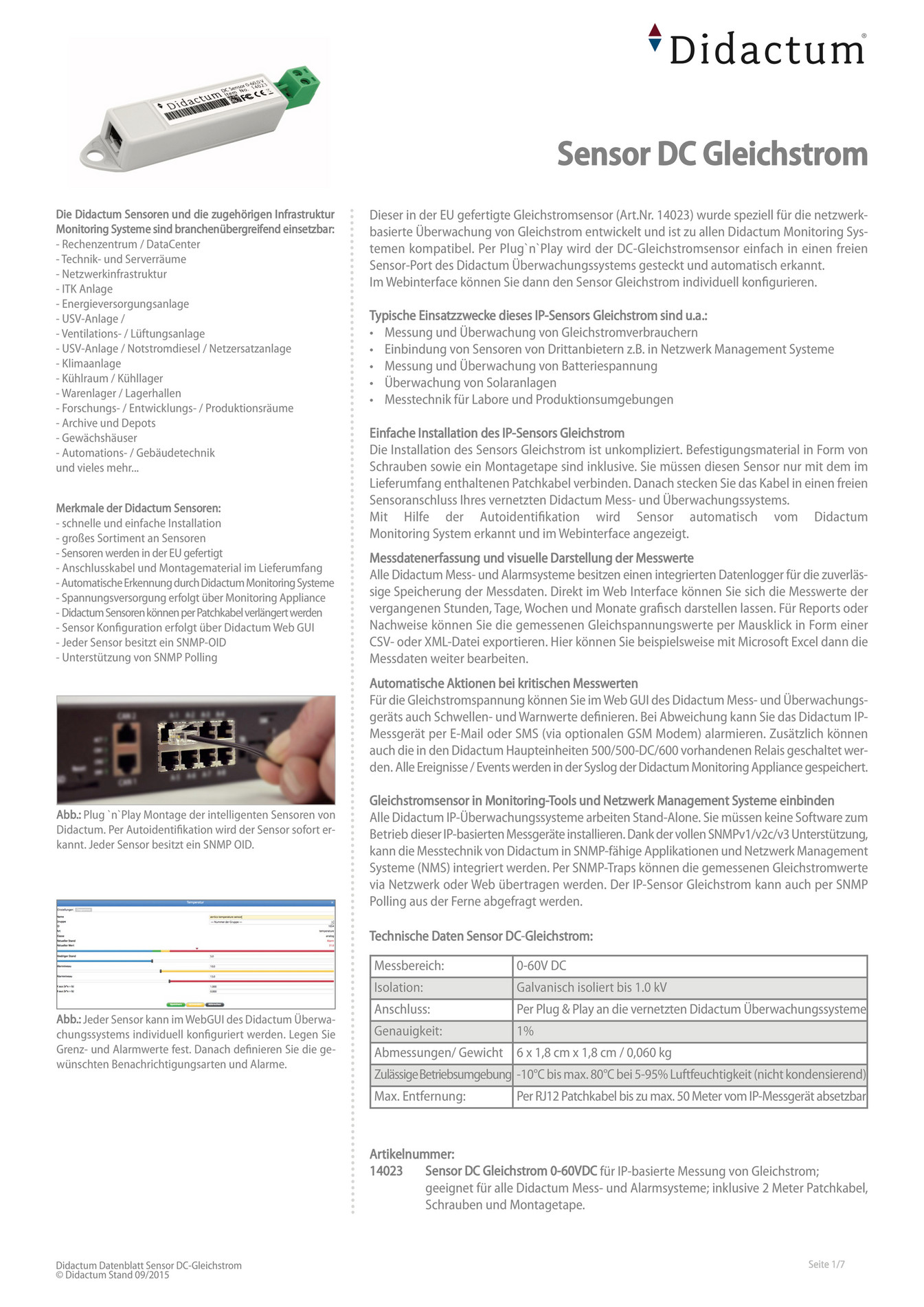 Didactum - Didactum Gleichstrom Sensor - Seite 1 - Created with Publitas.com