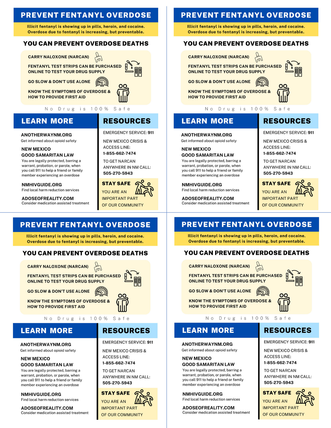NM Department of Health - NMDOH Fentanyl Card 202106 color - Page 1 ...