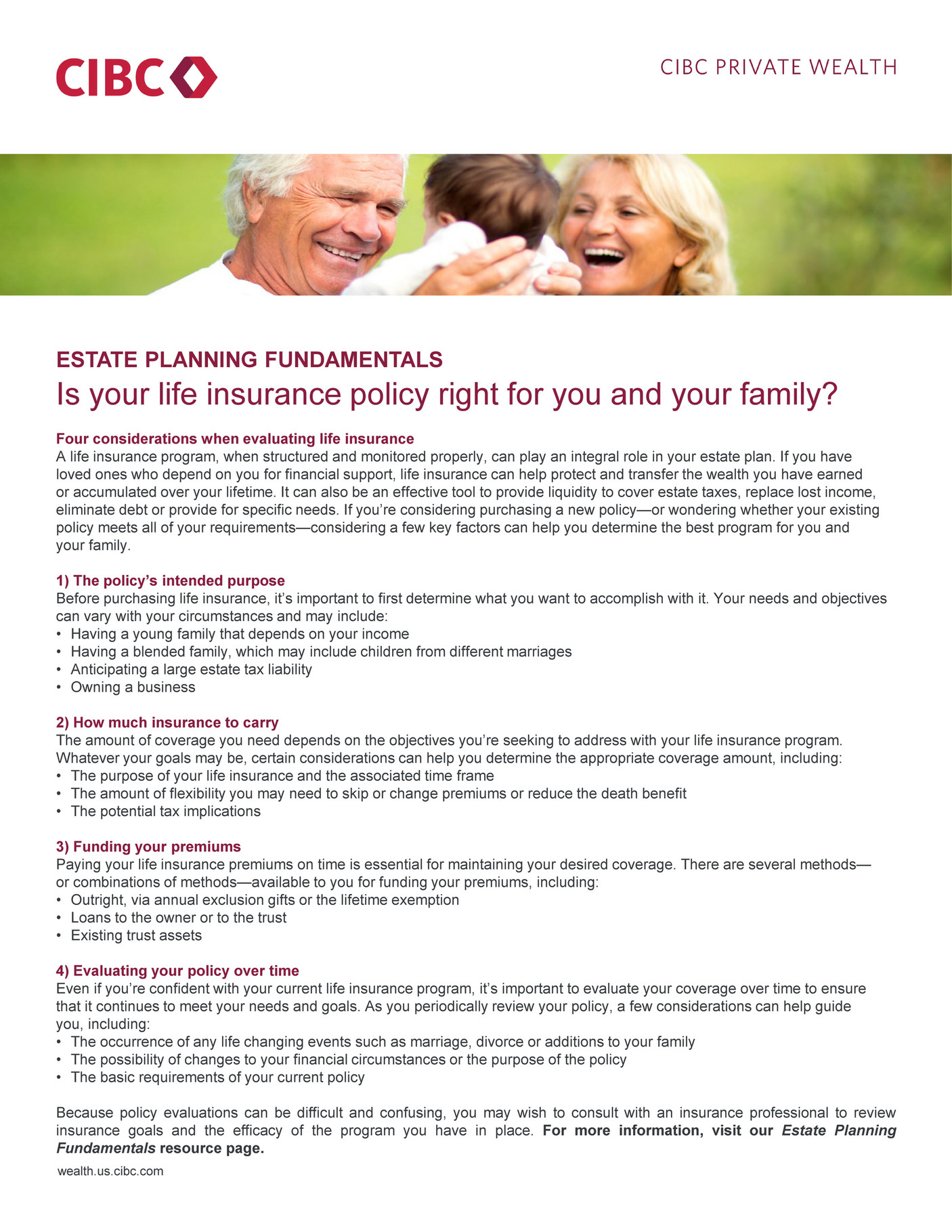 CIBC Private Wealth Management - Estate Planning Fundamentals - Life ...