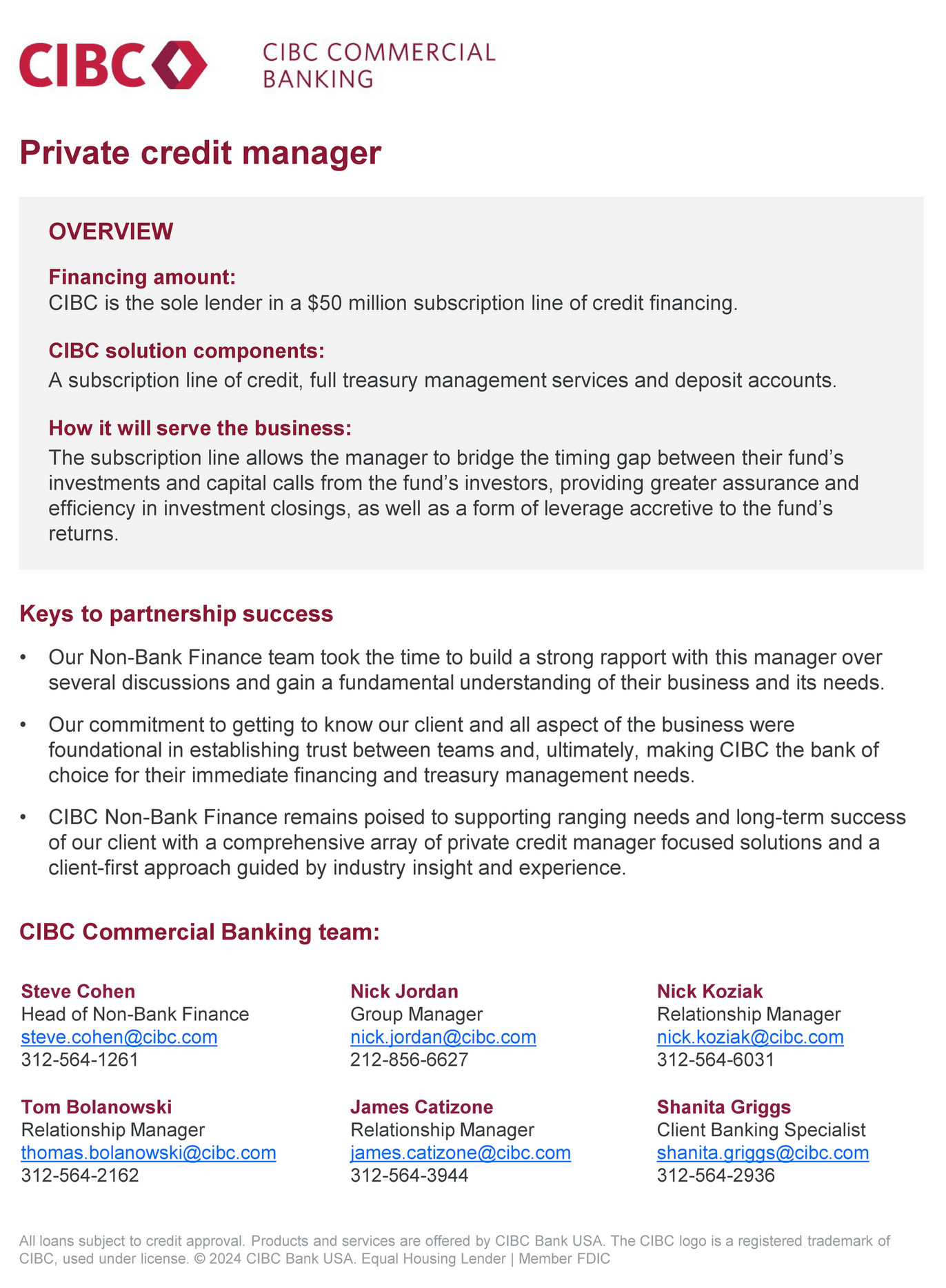 CIBC Private Wealth Management - Jan 2024 case study_Private credit ...