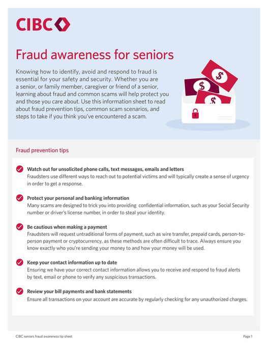 CIBC US - Fraud Awareness for Seniors - Page 1