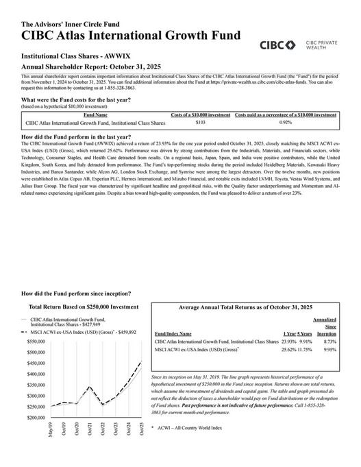 CIBC US - TSR-CIBCAtlasInternationalGrowthFun-InstitutionalClass - Page 2