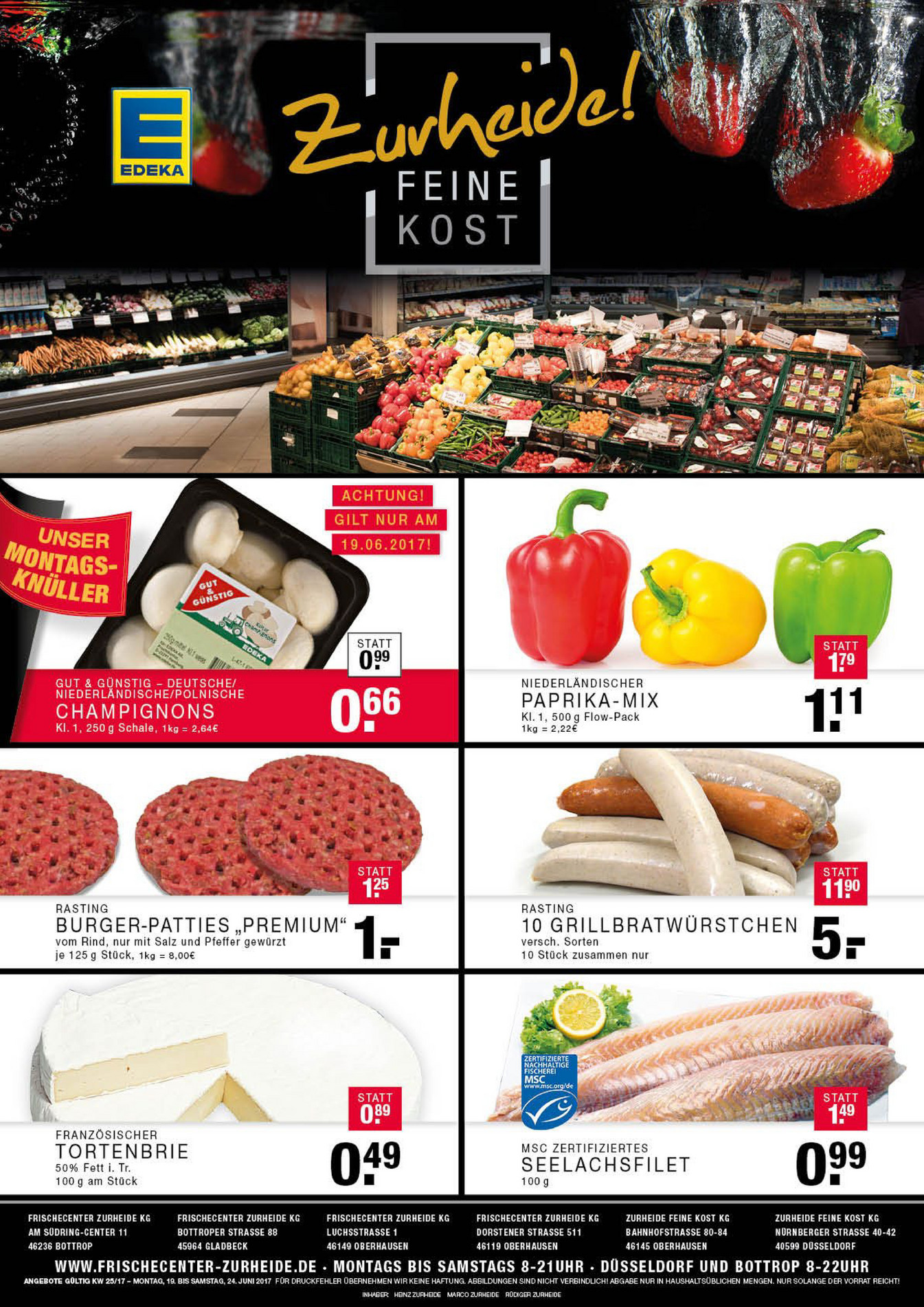 Fabelhafte Edeka Zurheide Oberhausen Prospekt Fotos