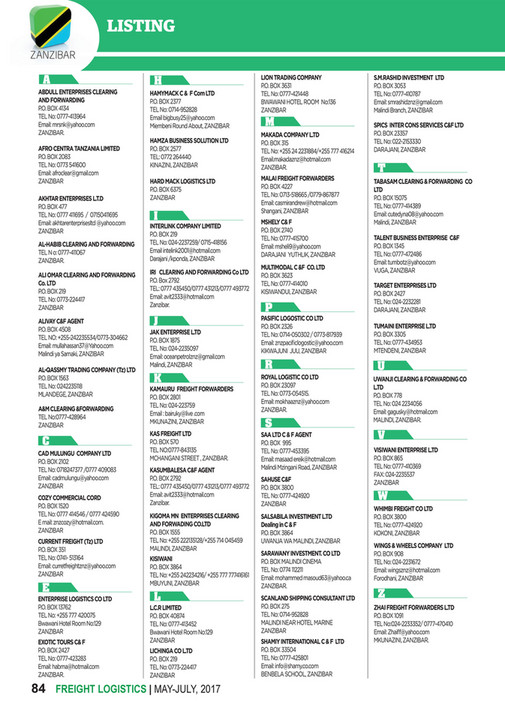 Freight Logistics Magazine 12th Edition - Page 84-85 - Created with ...