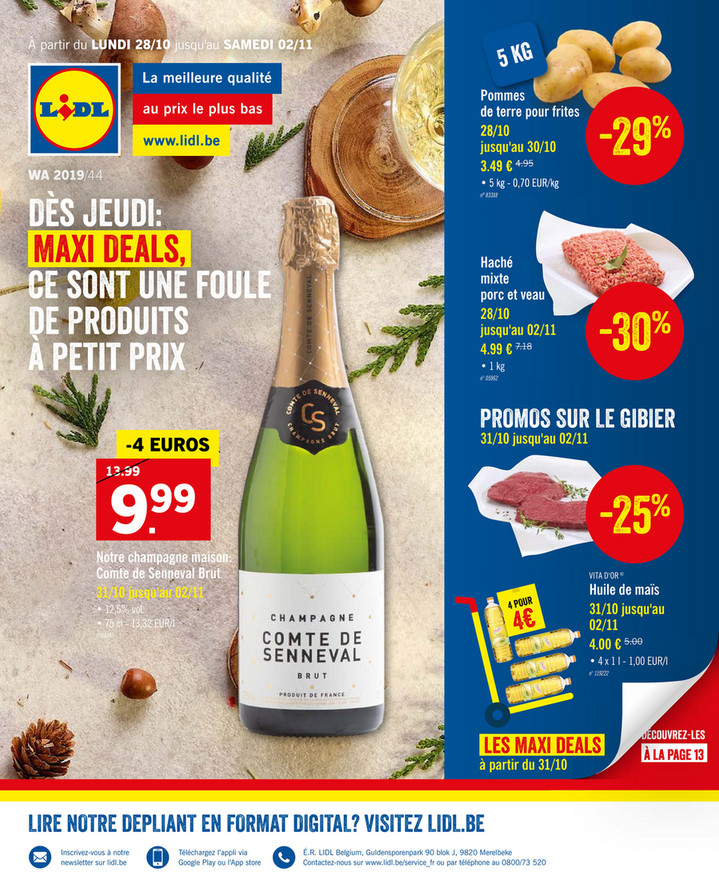 Folder Lidl - Promotions de la semaine 44