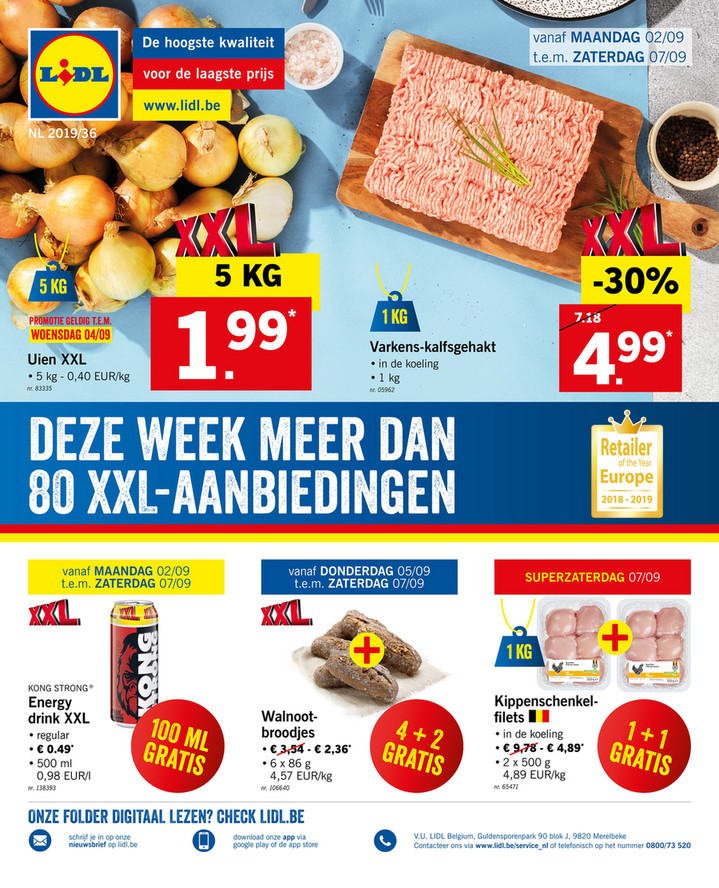 Folder Lidl van 02/09/2019 tot 07/09/2019 - Weekpromoties 36