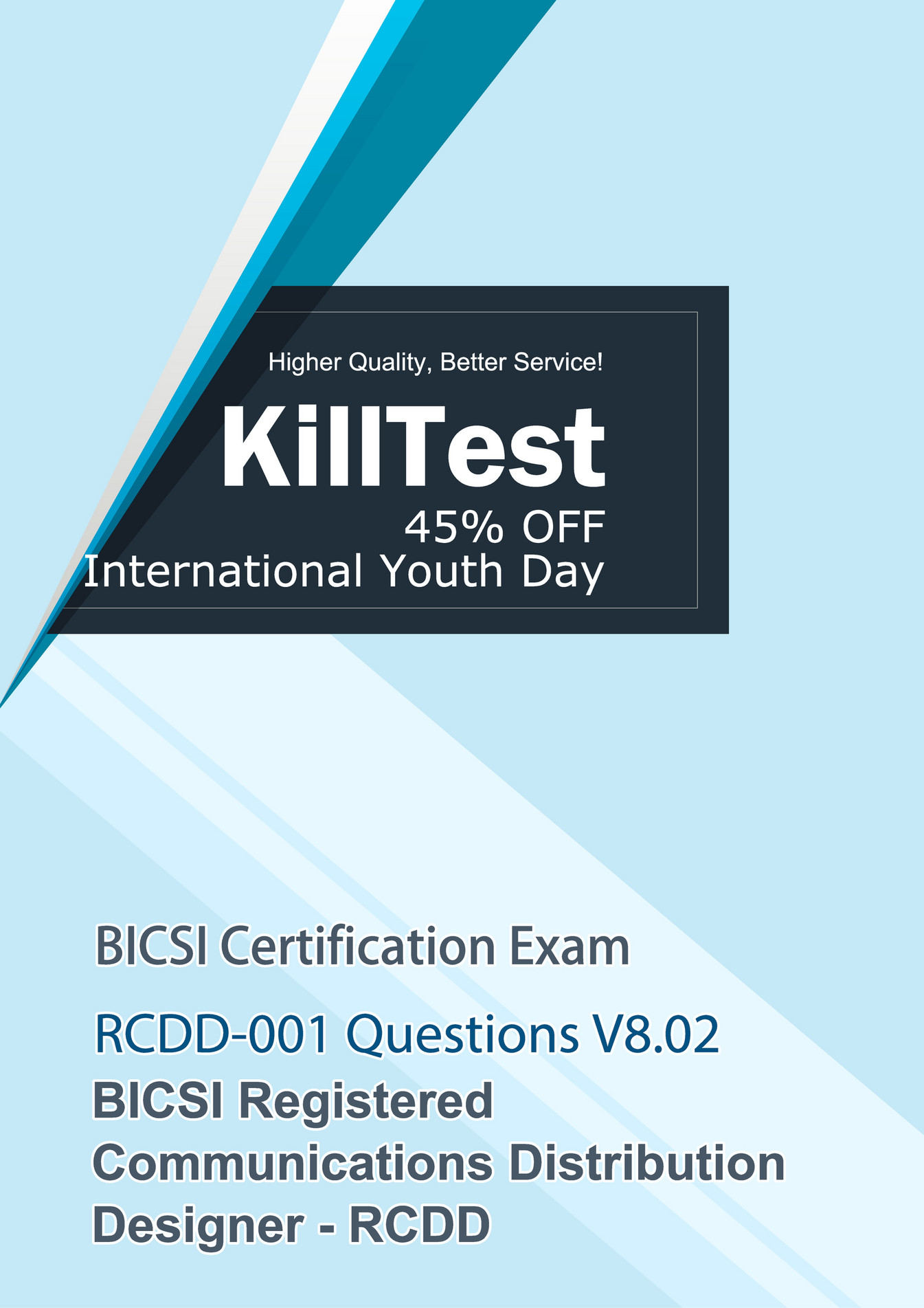 Killtest - New RCDD-001 Exam Guide BICSI Certification V8.02 Killtest ...