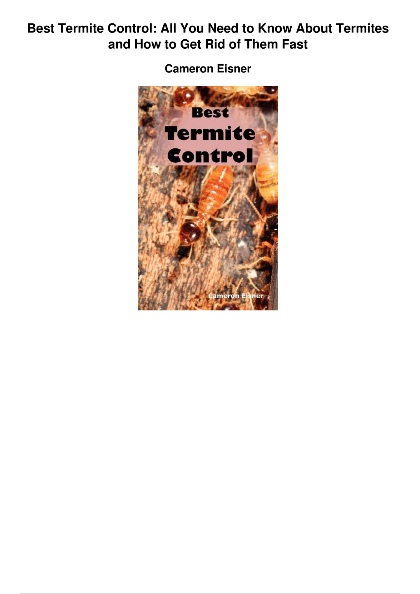 buddy - Best Termite Control All You Need To Know About Termites And ...