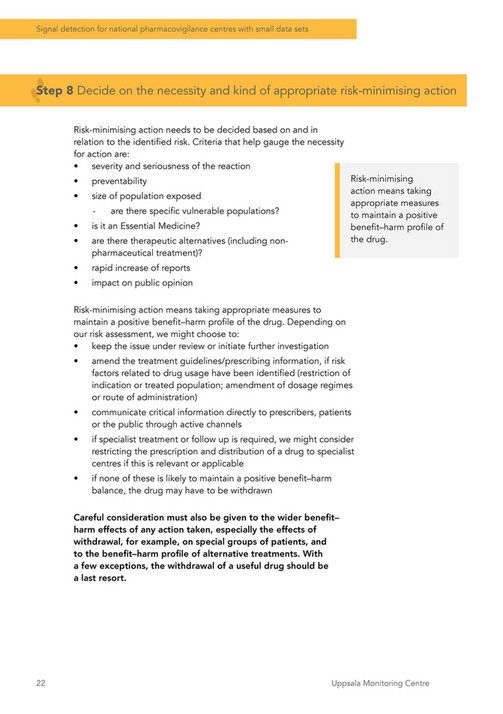 Uppsala Monitoring Centre - Signal detection for national ...