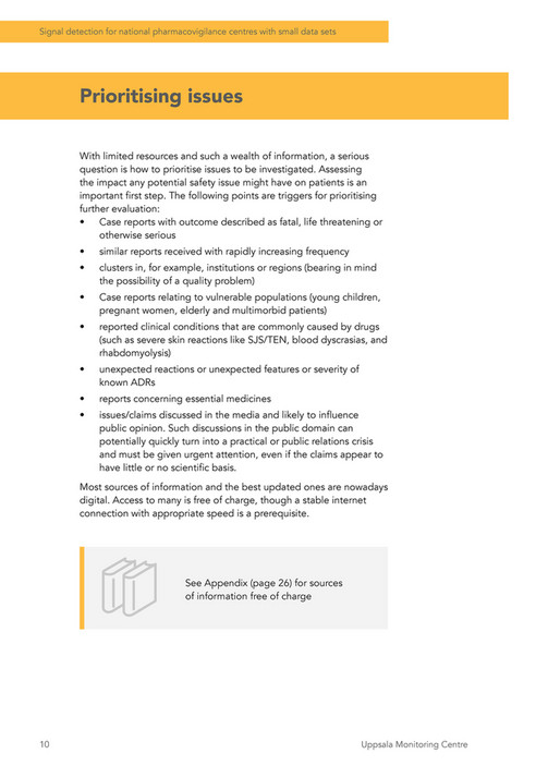 Uppsala Monitoring Centre - Signal detection for national ...