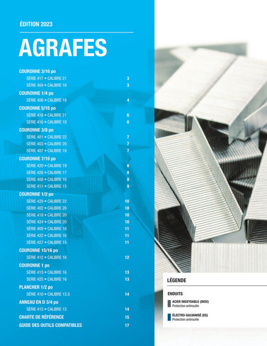Catalogues d'agrafes Prime - Édition 2023 - PREMIER outils PRO - Page 2 ...