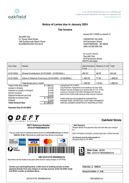 TeamIaconi - 31-65 Palmerston strata invoices -merged - Page 1 ...