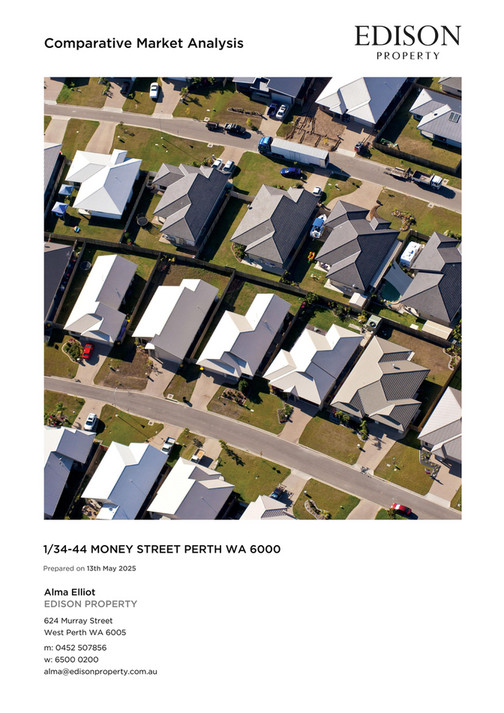 TeamIaconi - RENTAL-Report-1-34-44-MONEY-STREET-PERTH-WA-6000- - Page 1 ...