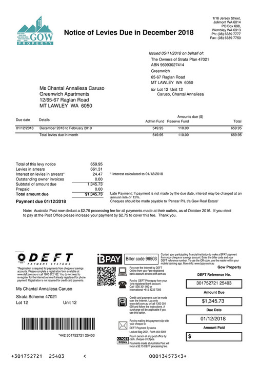 TeamIaconi - 12/65 Raglan - Levies Invoice - Page 1 - Created with ...
