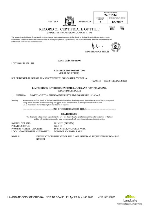 TeamIaconi - certificate-of-title-for-h-60-state-st-victoria-park-6100 ...