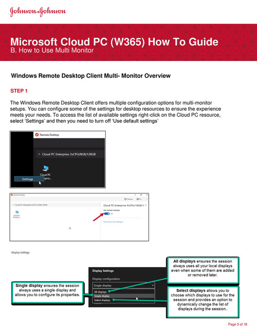 JNJ Appstore - W365 Cloud PC How To Guide - ENG - Page 5 - Created with Publitas.com