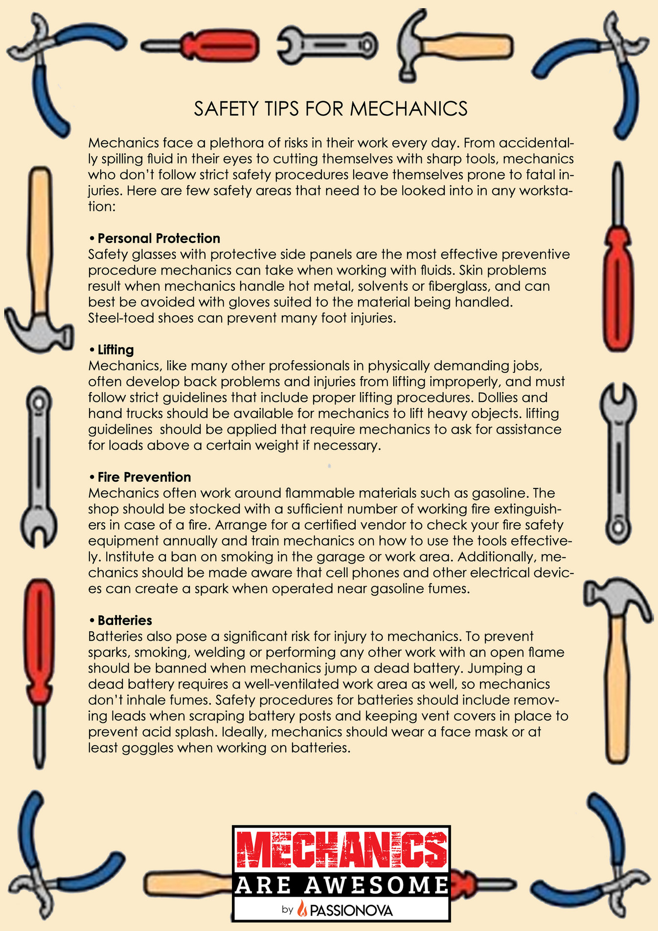 Scaleswift Digital Services Pvt Ltd - mechanic safety tips - Page 1 ...