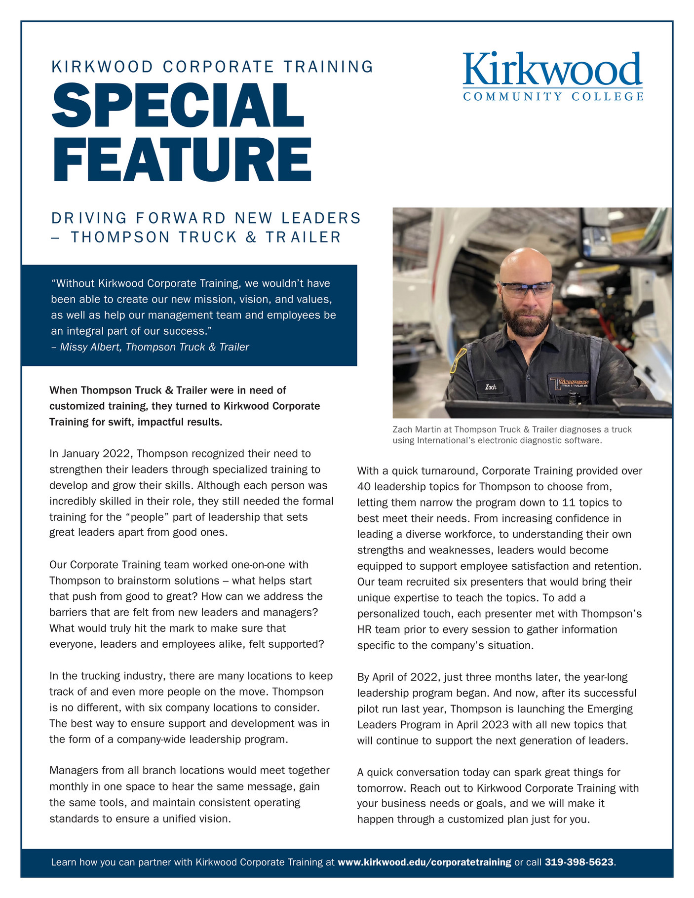 Kirkwood Corporate Training Testimonials - Page 1