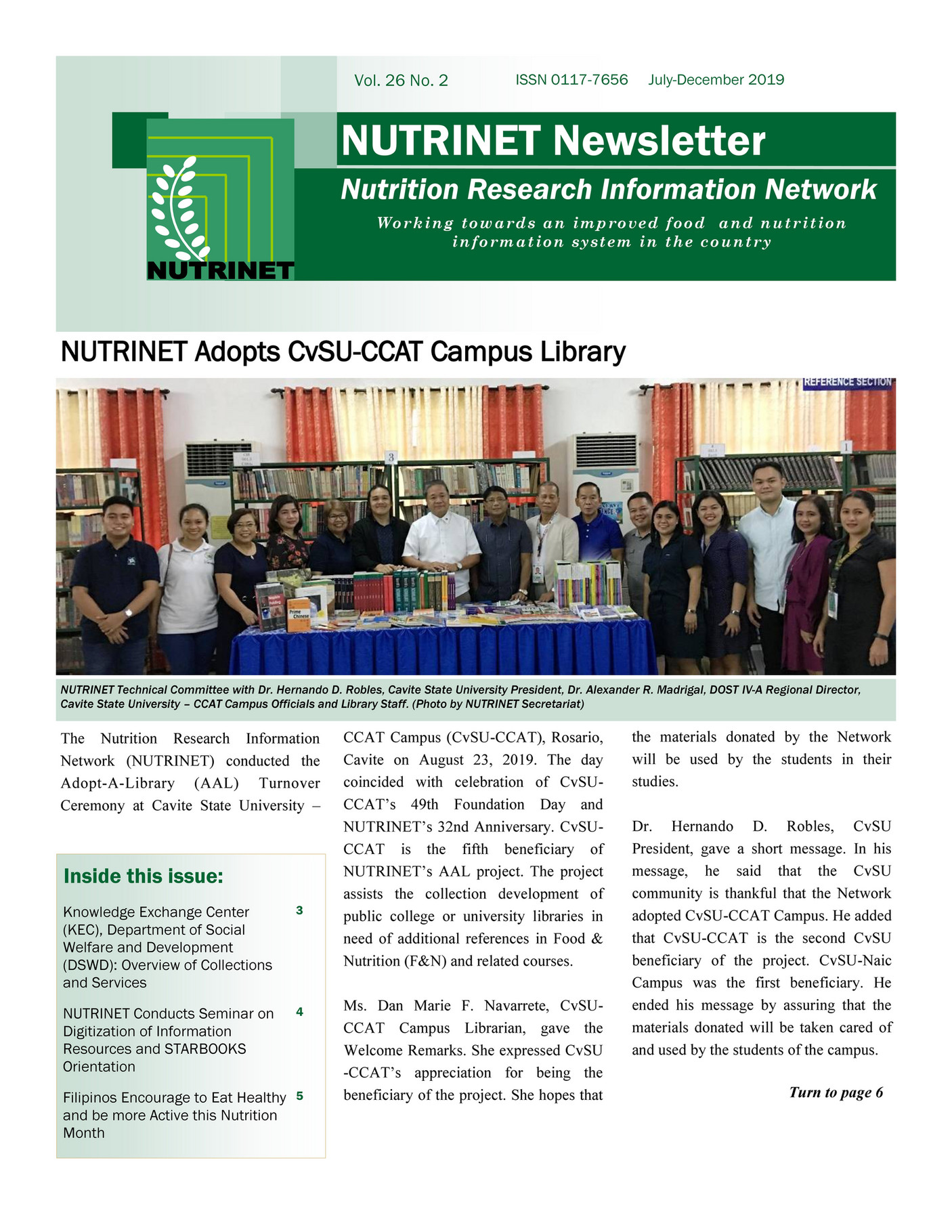 NUTRINET - NLvol26no2 - Page 1 - Created with Publitas.com