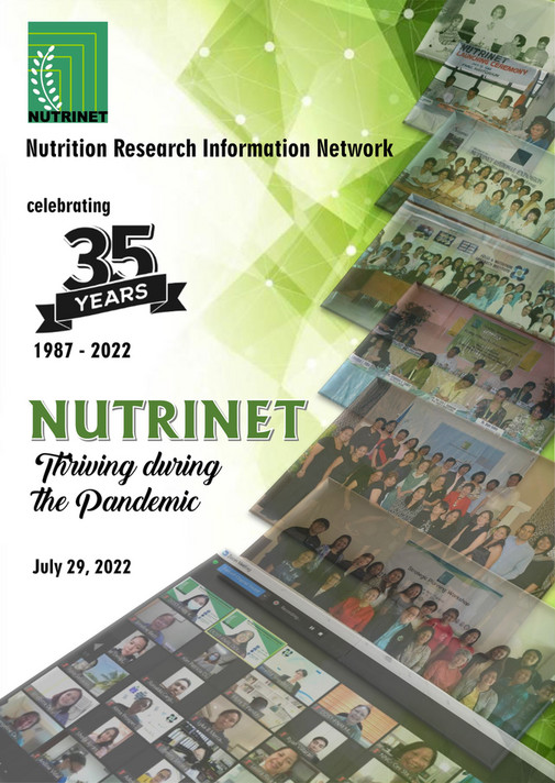 NUTRINET - NUTRINET 35th Anniversary Souvenir Program - Page 1 ...