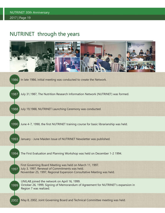 NUTRINET - NUTRINET 30th Anniversary Souvenir Program - Page 26-27 ...