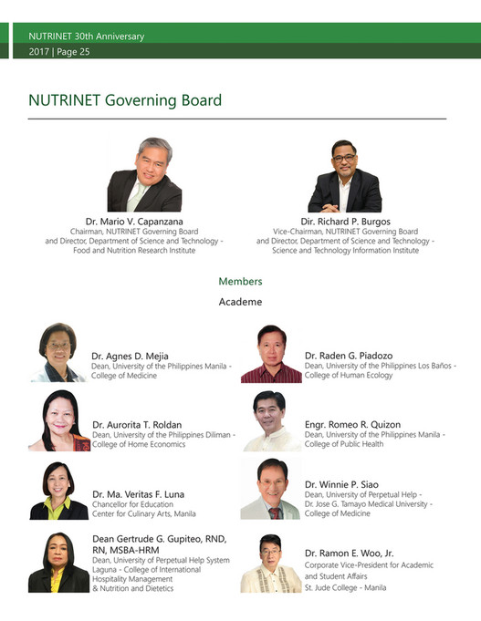 NUTRINET - NUTRINET 30th Anniversary Souvenir Program - Page 32-33 ...