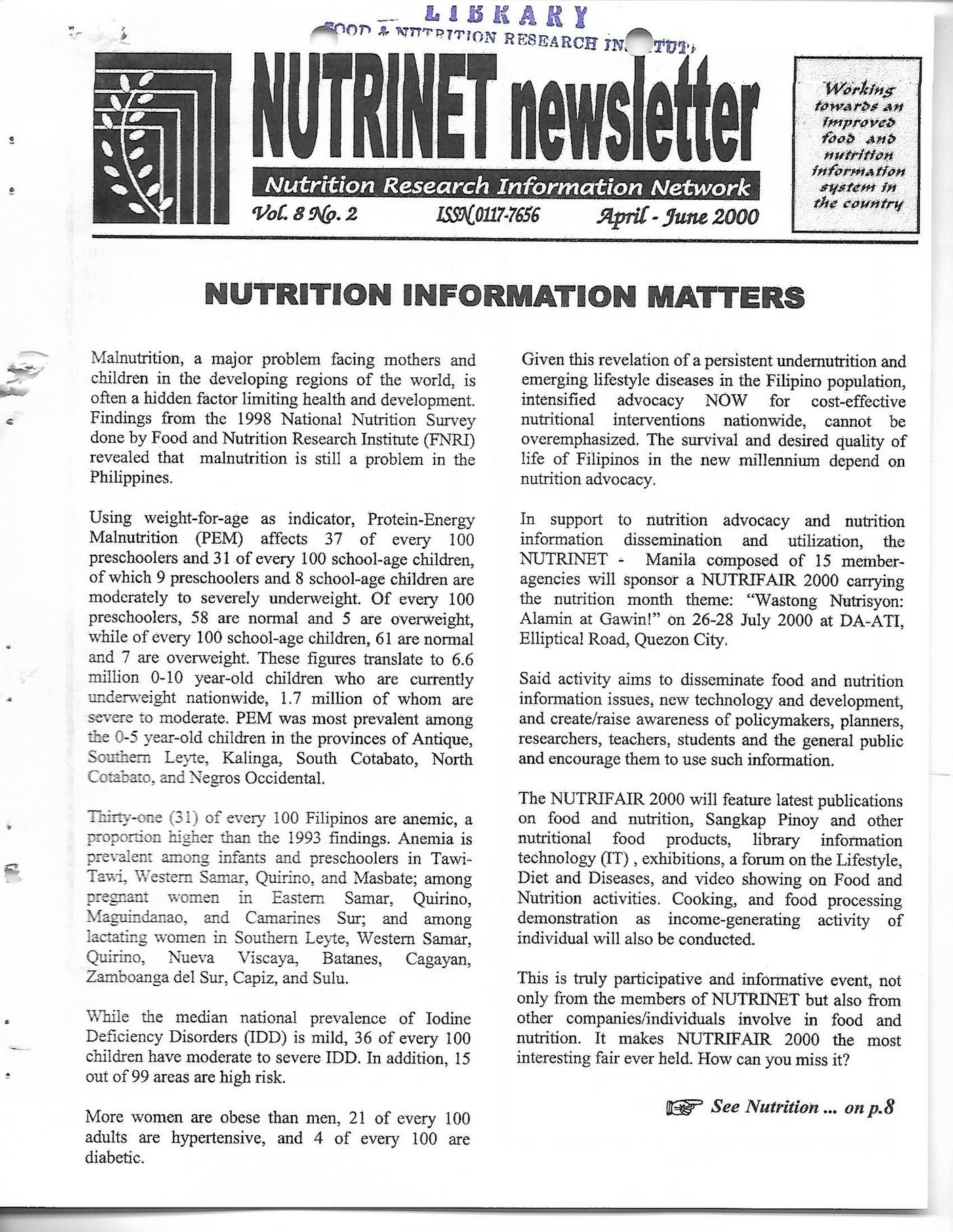 NUTRINET - NLvol8no2 - Page 2-3 - Created with Publitas.com