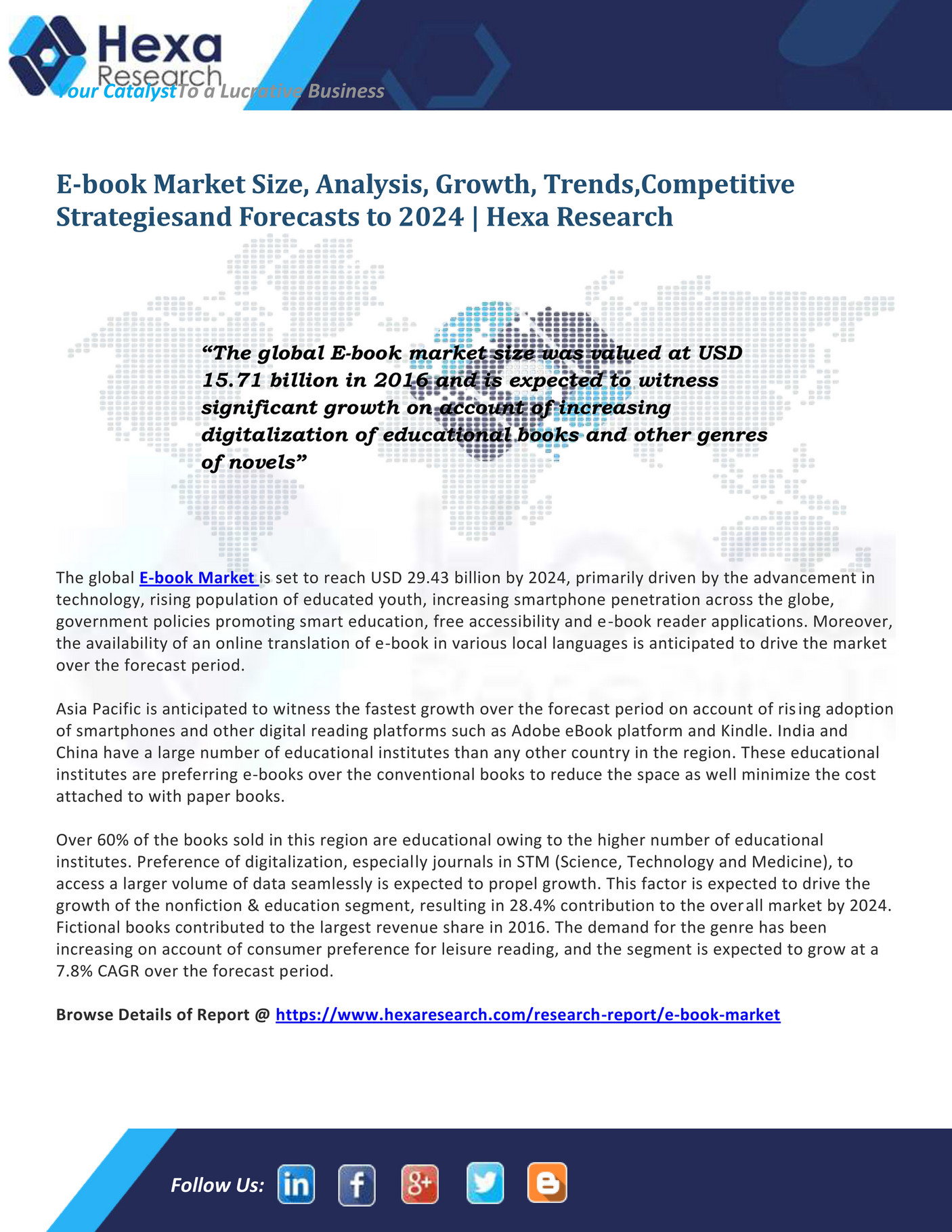 Grand View Research - E-book Market Size, Share, Analysis, | Industry ...