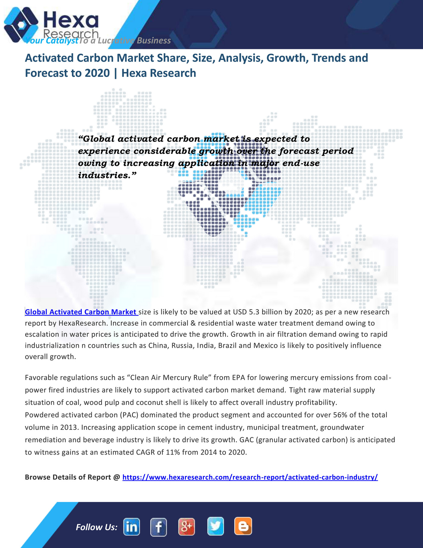 Grand View Research - Global Activated Carbon Market Analysis Report ...