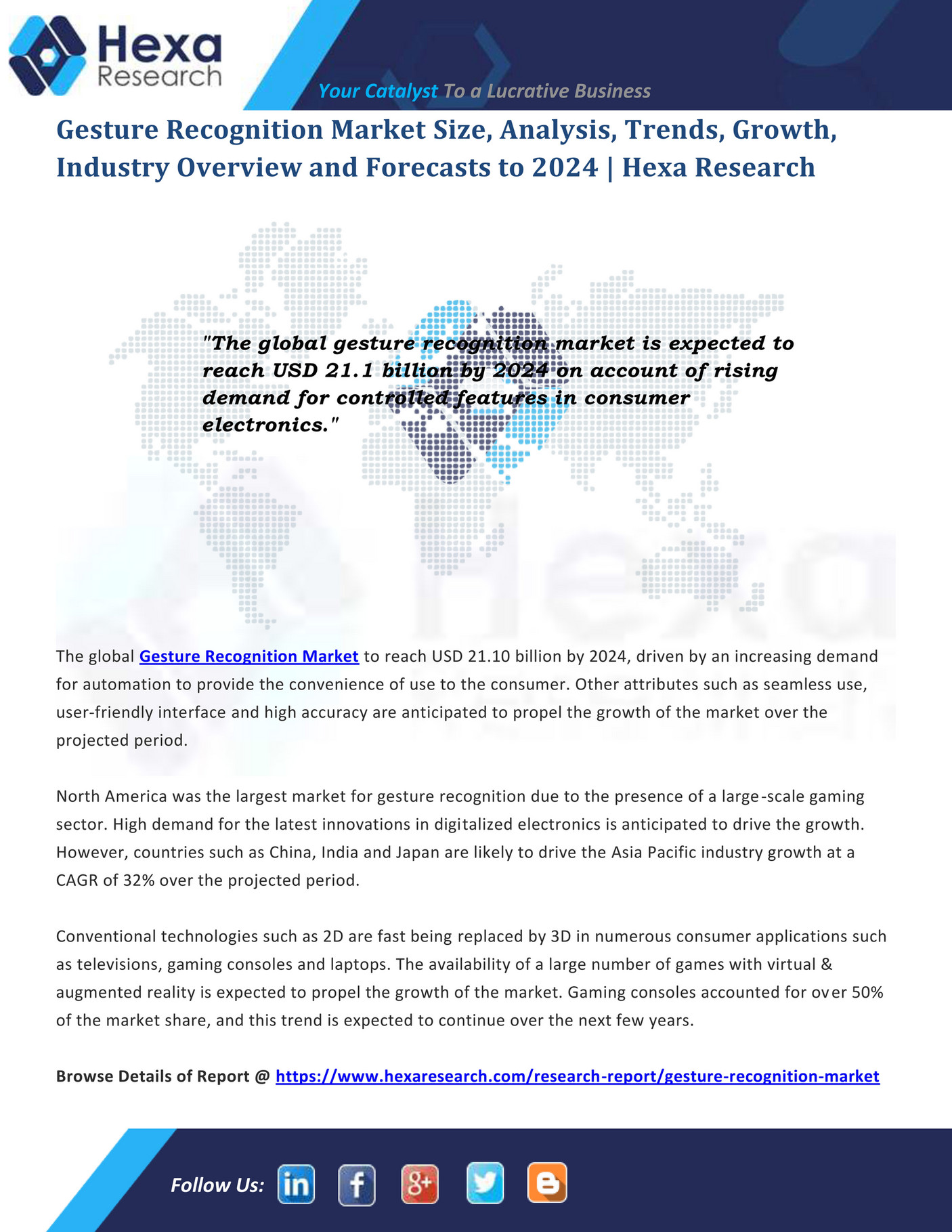 Grand View Research - Gesture Recognition Industry Analysis and ...